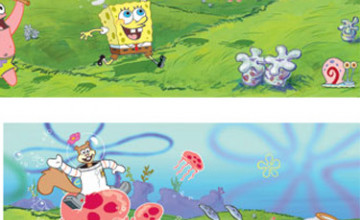 Free download Spongebob Squarepants Sports Red Prepasted Wall Border ...