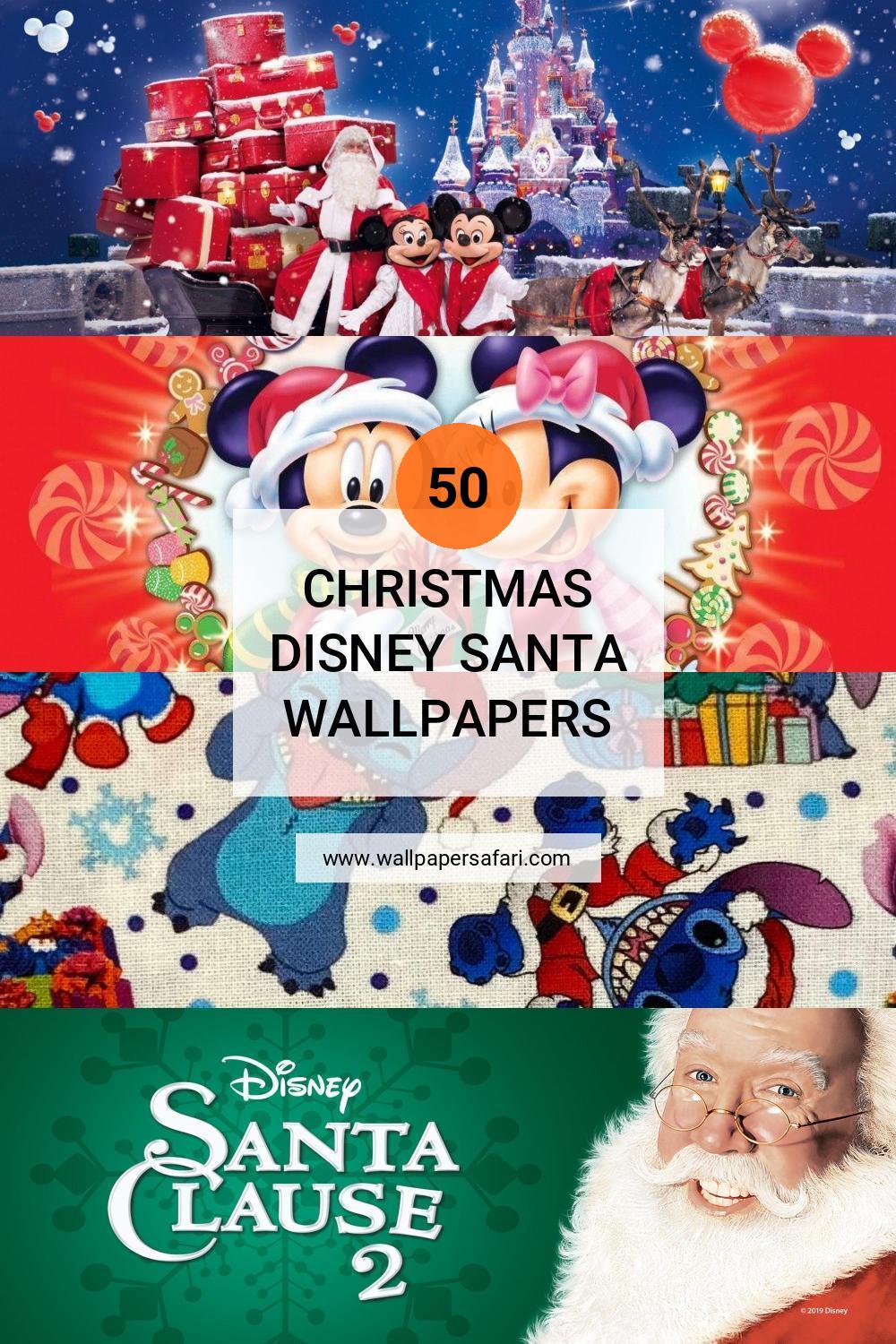 🔥 [50+] Christmas Disney Santa Wallpapers | WallpaperSafari