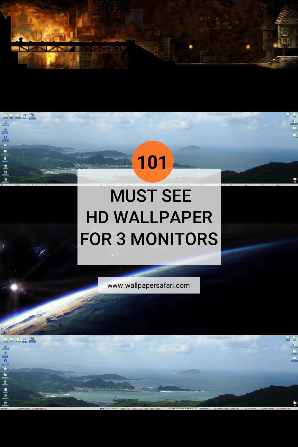 🔥 [120+] HD Wallpapers for 3 Monitors | WallpaperSafari