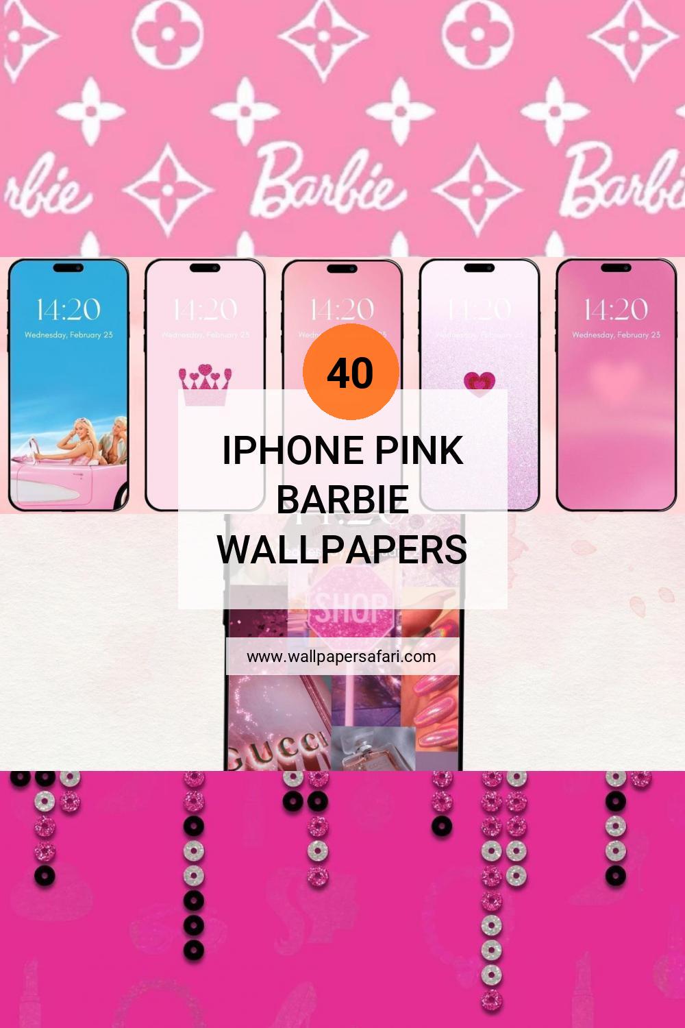 🔥 [40+] iPhone Pink Barbie Wallpapers | WallpaperSafari