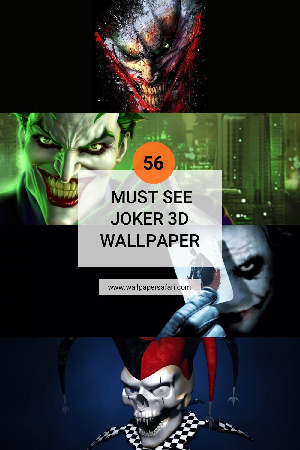 🔥 [80+] Joker 3D Wallpapers | WallpaperSafari