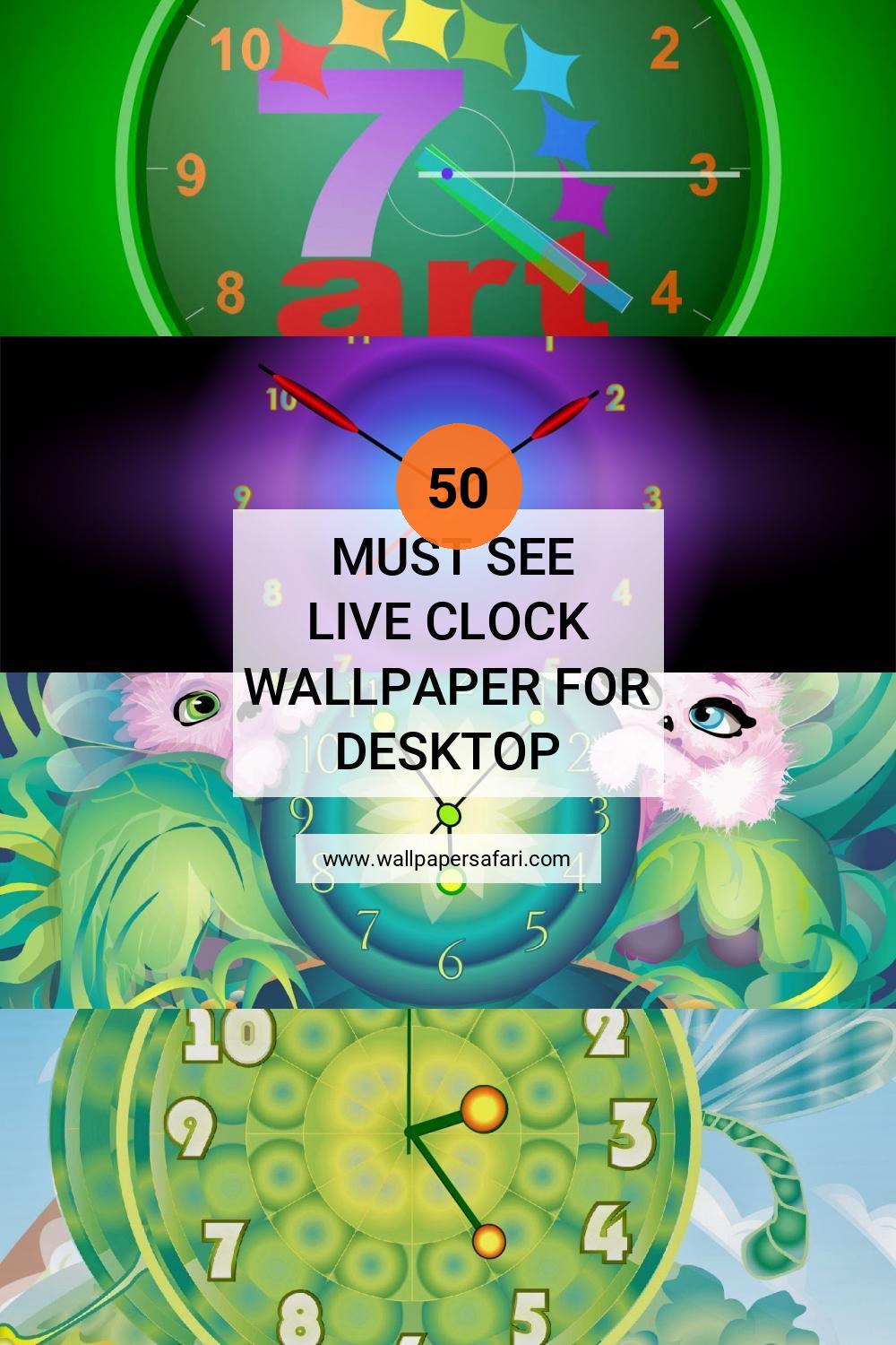 🔥 [50+] Live Clock Wallpapers for Desktop | WallpaperSafari