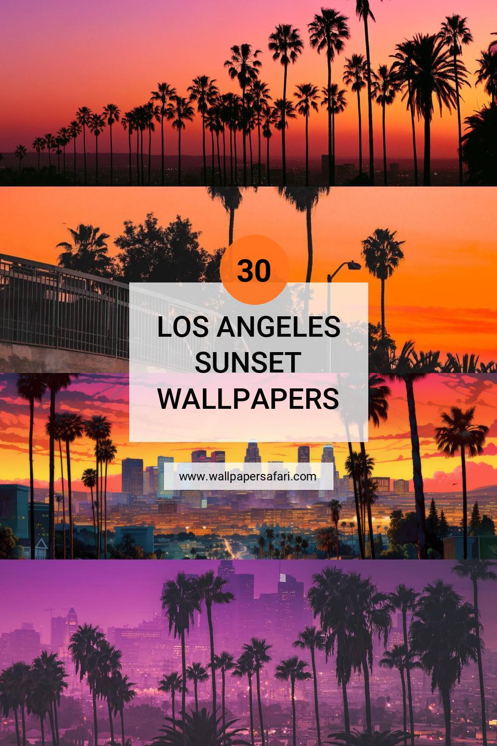 🔥 [30+] Los Angeles Sunset Wallpapers | WallpaperSafari