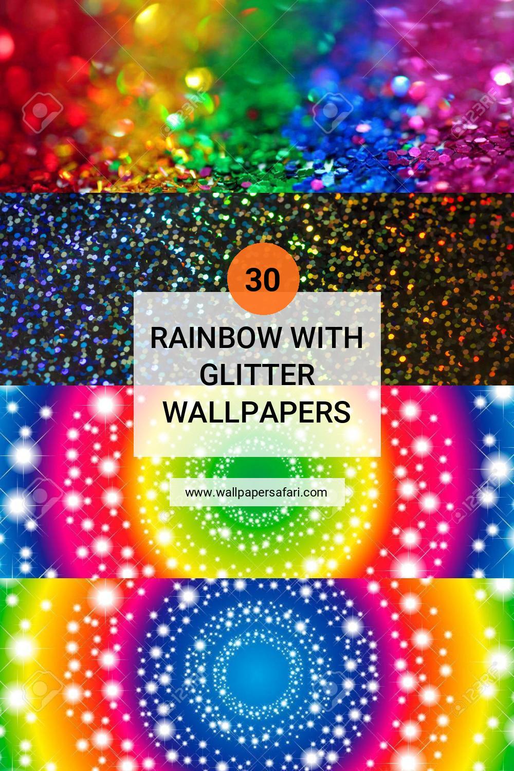 🔥 [20+] Rainbow With Glitter Wallpapers | WallpaperSafari