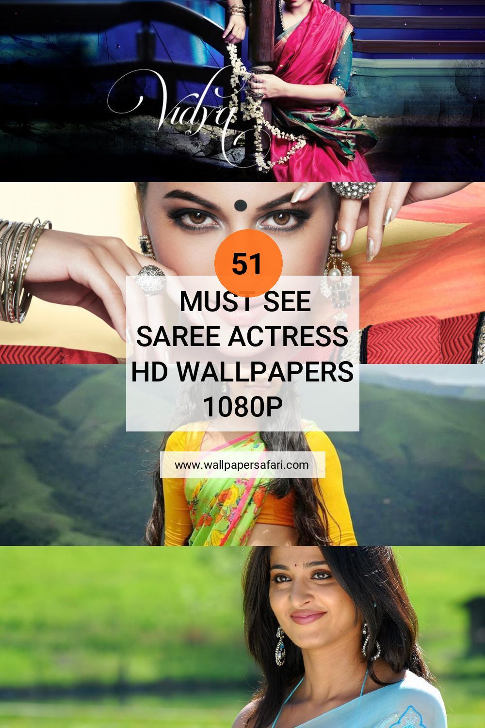 🔥 [70+] Saree Actress HD Wallpapers 1080p | WallpaperSafari
